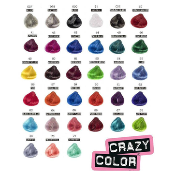 Тинт-краска для волос Crazy Colour купить в Украине